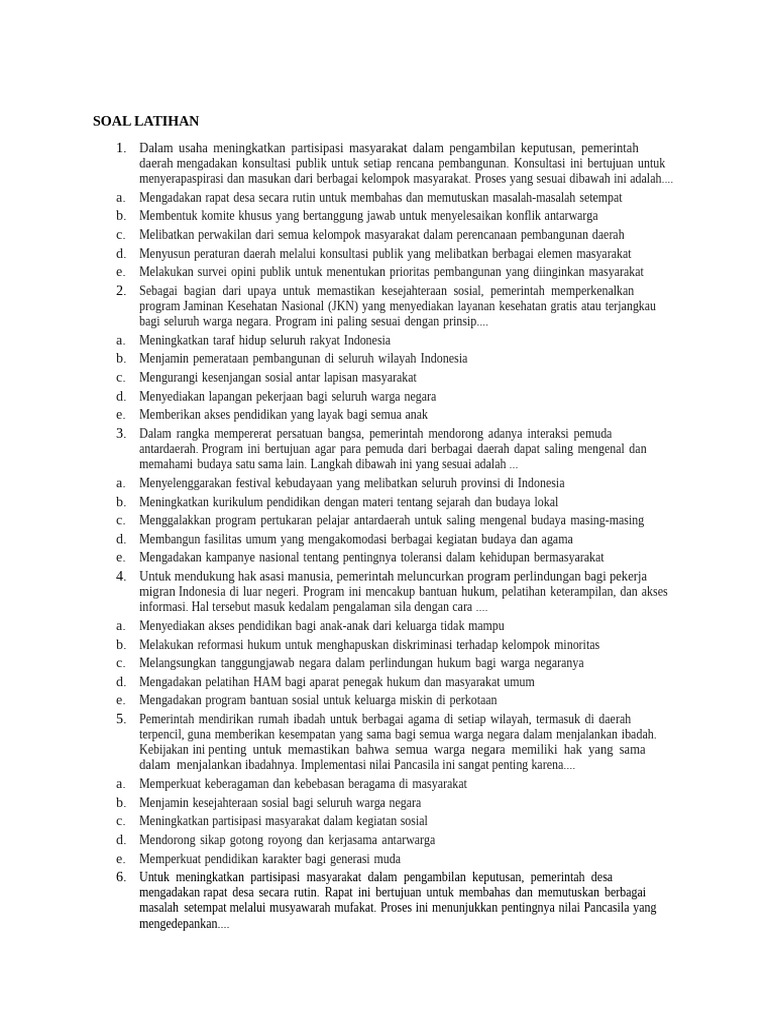 SOAL LATIHAN 12 | PDF