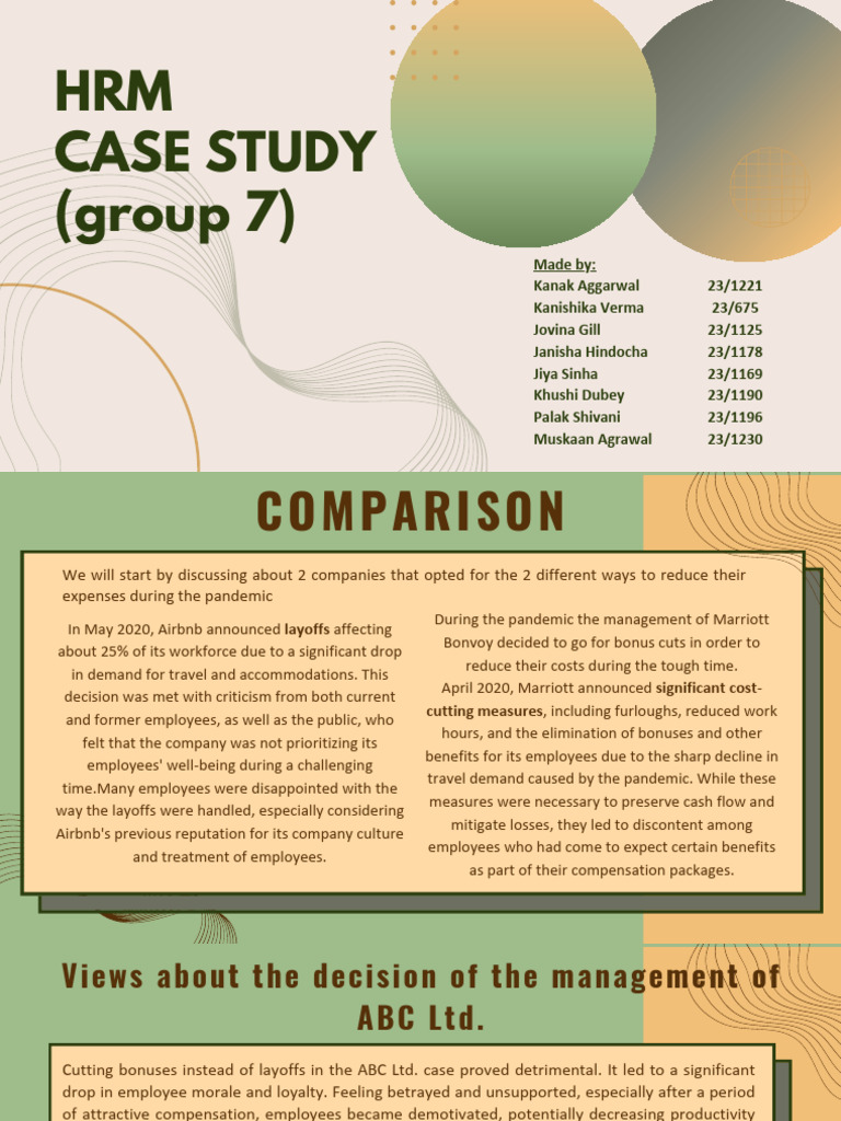 hrm case (1) | PDF | Employment | Layoff