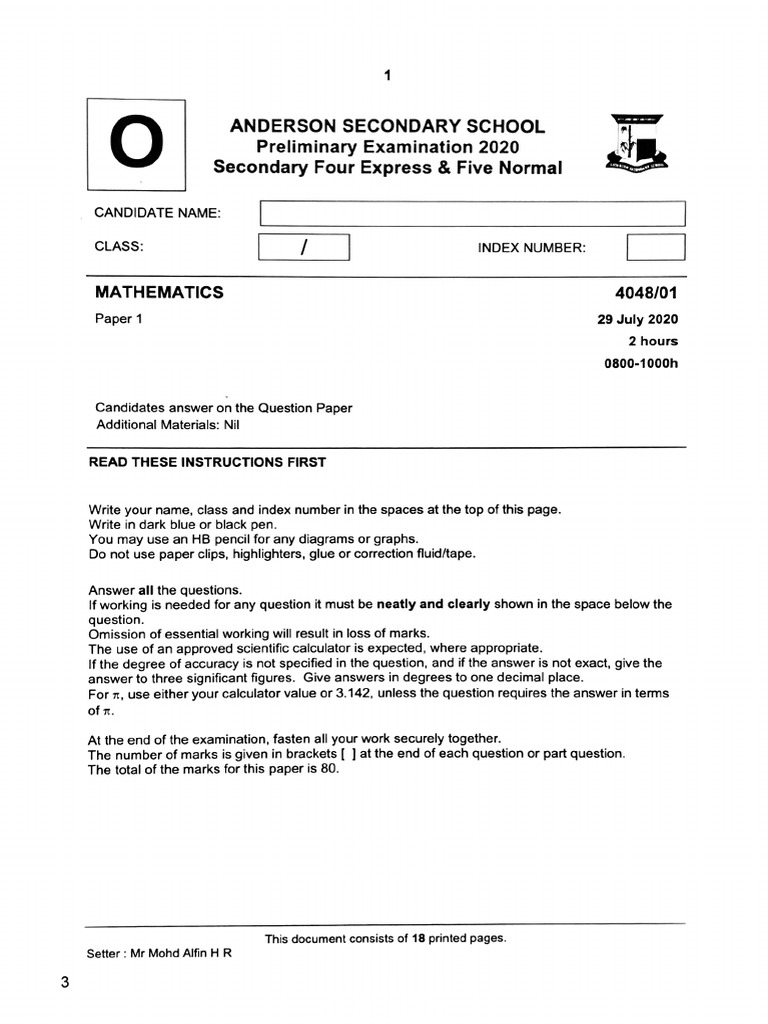 Anderson Paper 1 | PDF