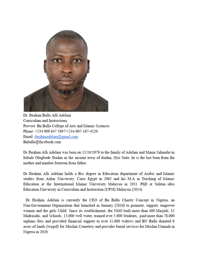 Short CV | PDF | Religious Faiths | Monotheism