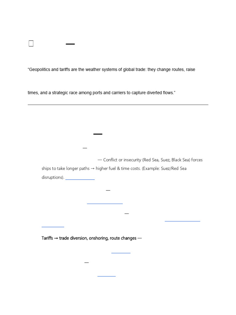 Maersk Notes | PDF | Port | Suez Canal