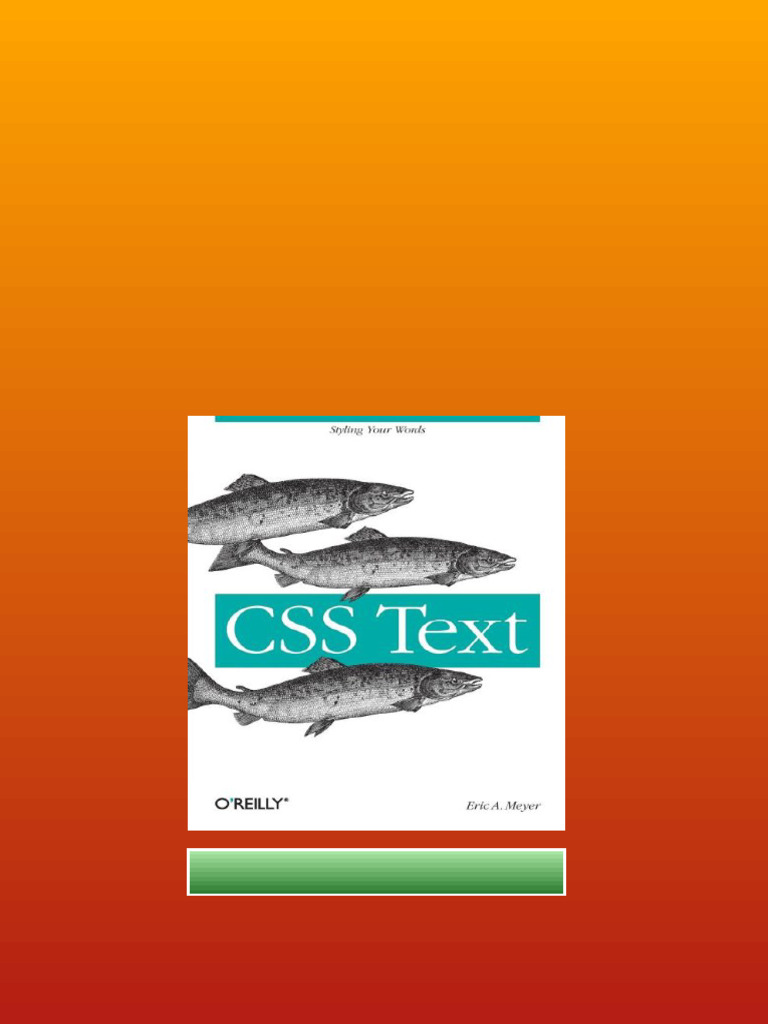 Css Text Eric A Meyer pdf version | PDF