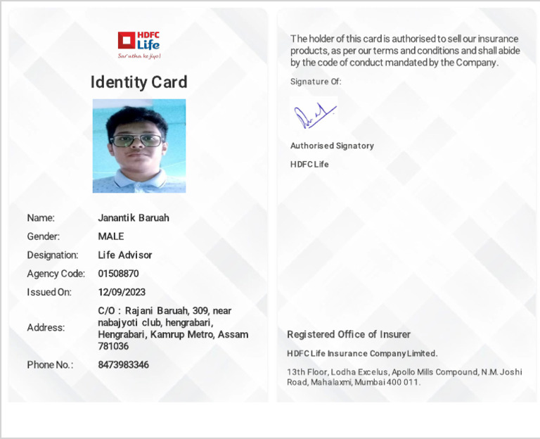 Identity Card | PDF