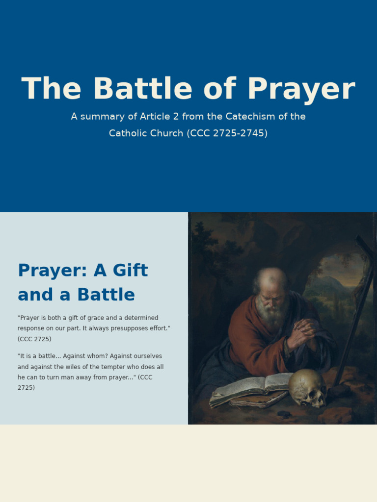 The Battle of Prayer | PDF | Prayer | Abrahamic Religions