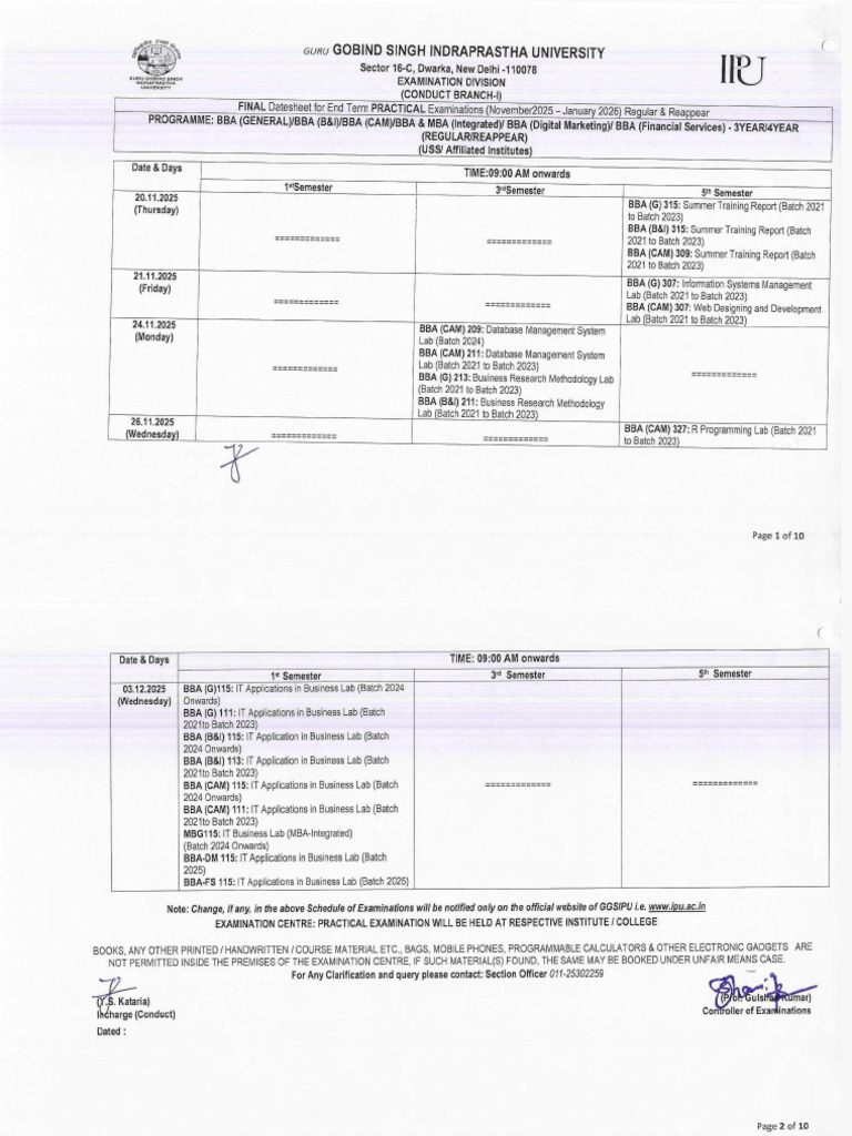 Bba(General),Bba(b&i),Bba(Cam),Bba&Mba(Integrared), Bba(Dm),Bba(Fs)-Uss ...