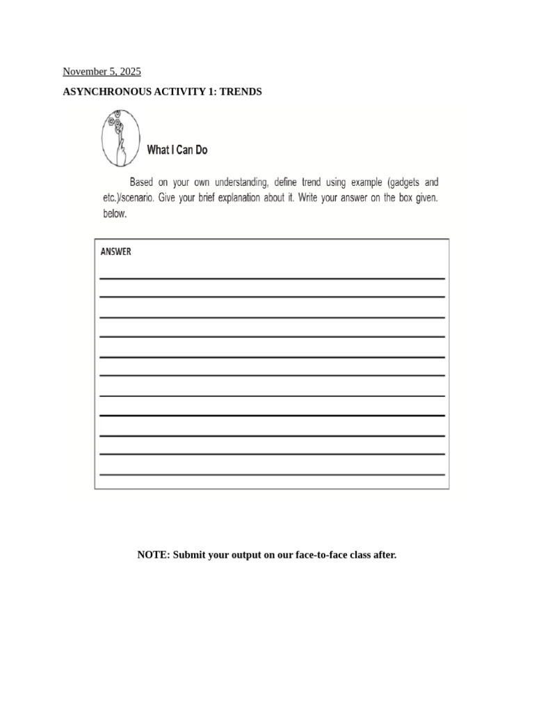 Asynchronous Activity 1 | PDF