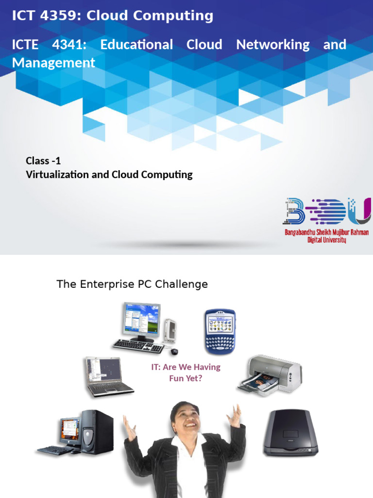 Class - 1 Virtualization and Cloud Computing BDU | PDF | Virtualization | Cloud Computing