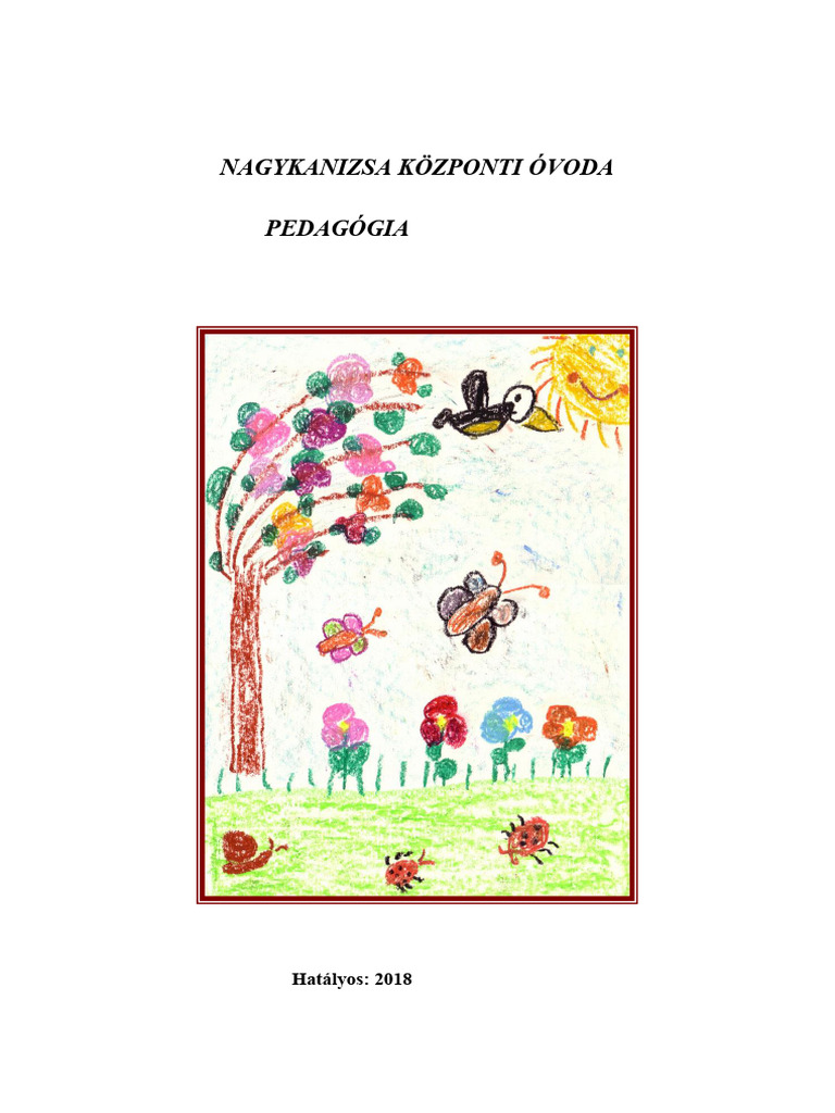 Nagykanizsa Kozponti Ovoda Pedagogiai Programja | PDF