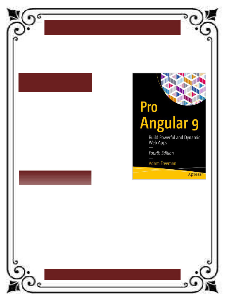 Pro Angular 9: Build Powerful and Dynamic Web Apps 4th Edition Adam Freeman full | PDF | Web ...