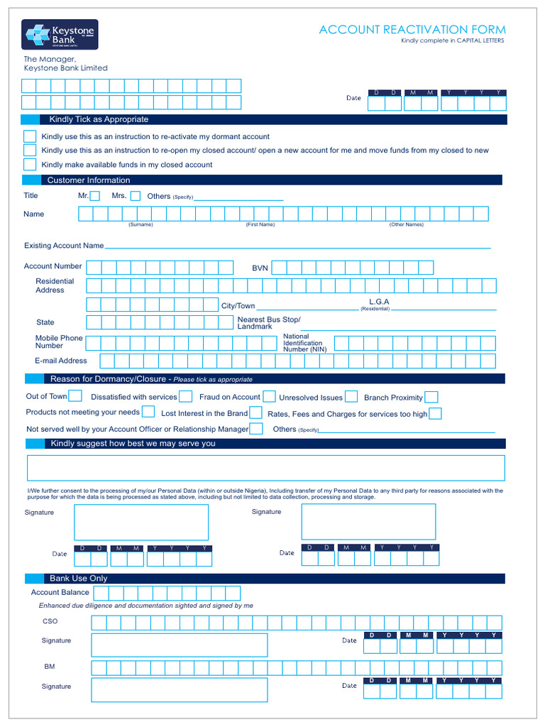 Account Reactivation Request Form | PDF | Computing