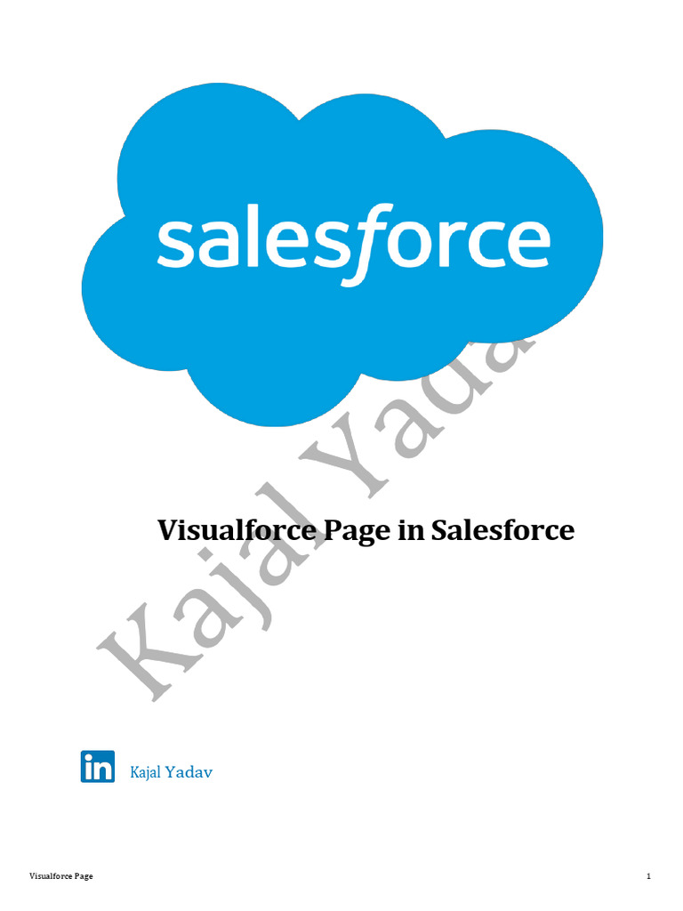 Visualforce Page in Salesforce | PDF | Html Element | Html