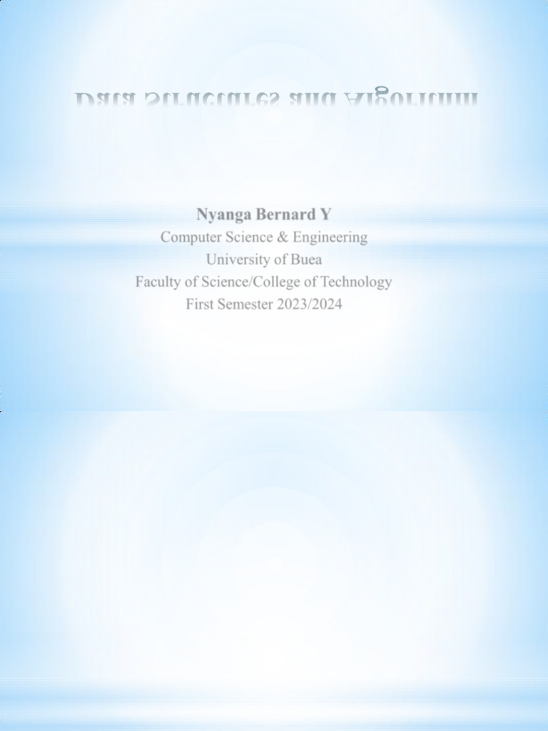Cec 305 Sorting 2023 - 2024 | PDF | Theoretical Computer Science | Algorithms And Data Structures