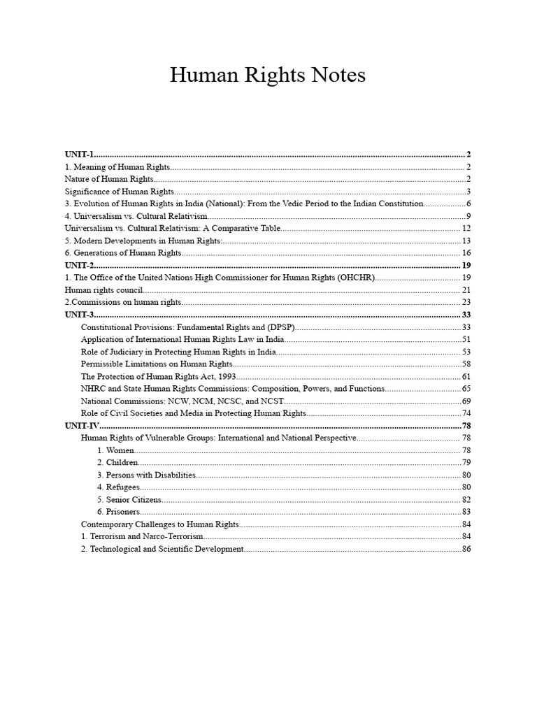 Human Rights (1) | PDF | Human Rights | Relativism