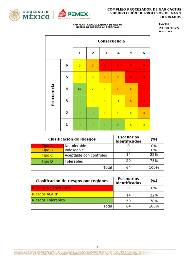Matrices de Riesgo ARP | PDF | Gestión de riesgos | Riesgo