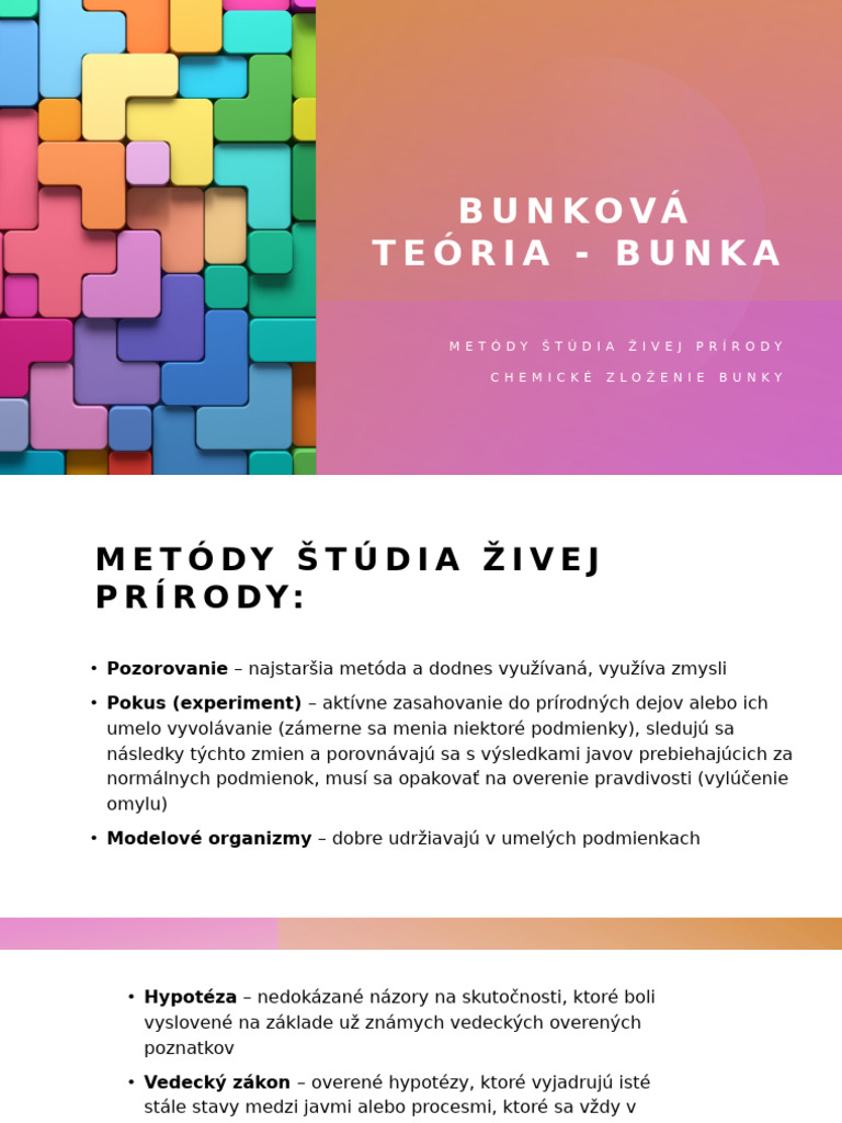 2. Bunková Teória - Bunka | PDF