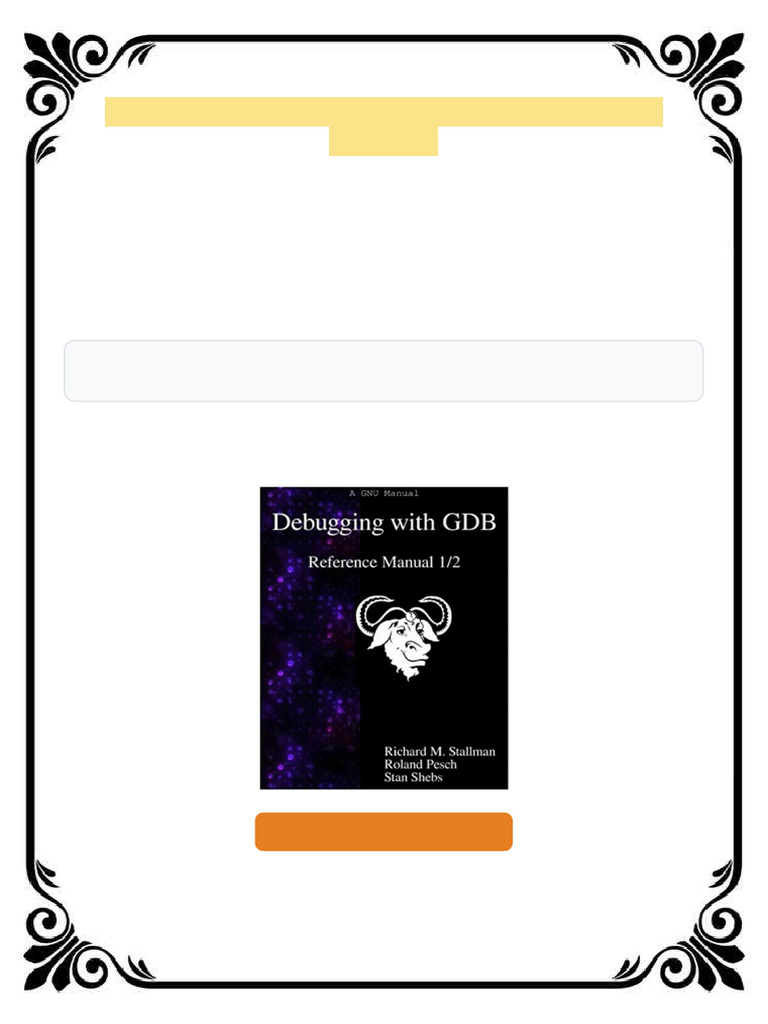 Debugging with GDB v8 3 1 10th Edition Richard Stallman Online Full ...