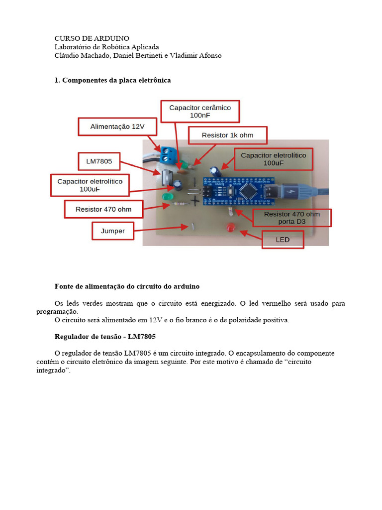 Curso Completo de Arduino e Componentes | PDF | Arduino | Diodo emissor ...