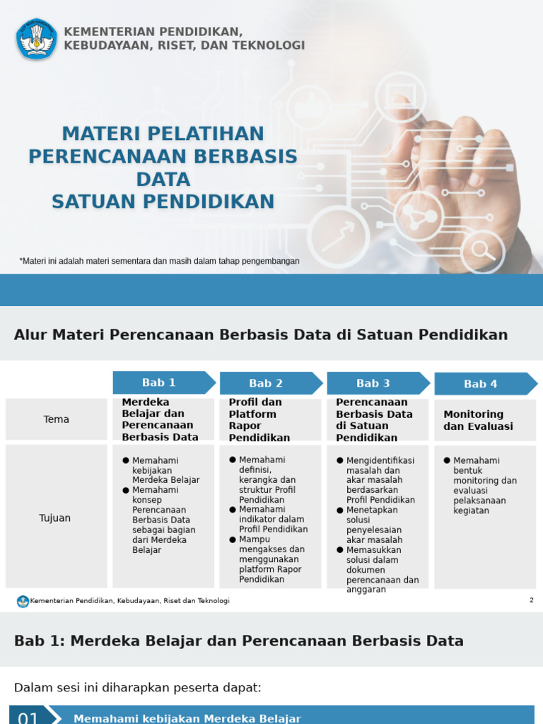 B. Perencanaan Berbasis Data Satuan Pendidikan Kab. Bogor | PDF