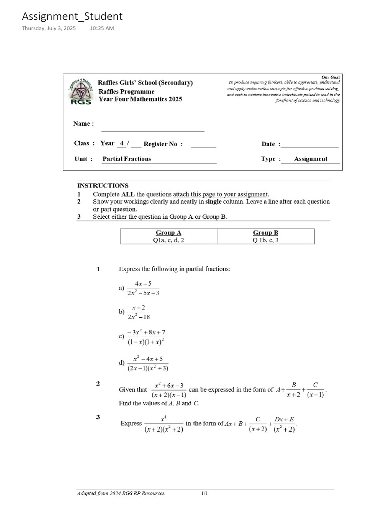 Assignment Student | PDF