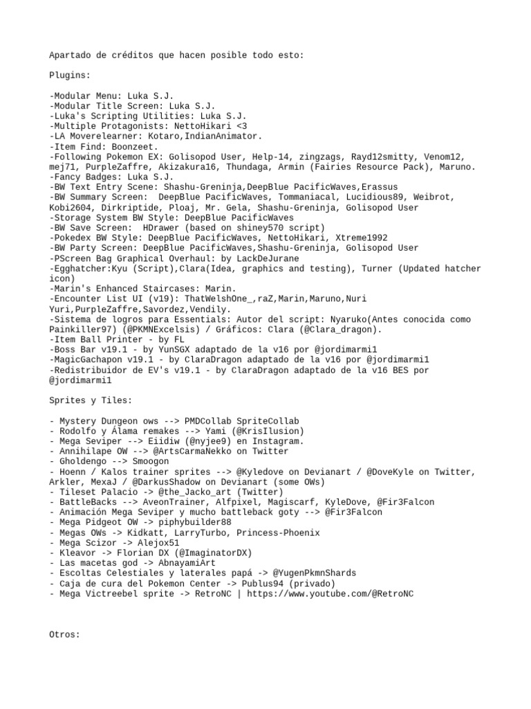 Credits | PDF