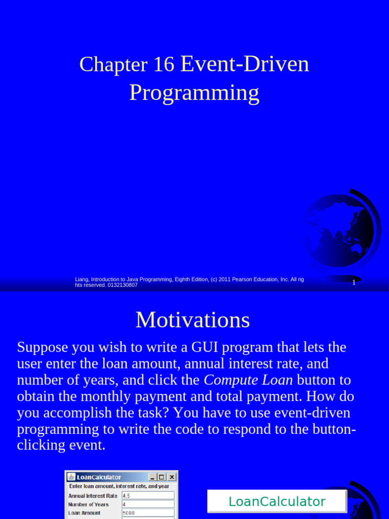 Chapter 16 Event Driven Programming | PDF | Class (Computer Programming) | Method (Computer ...