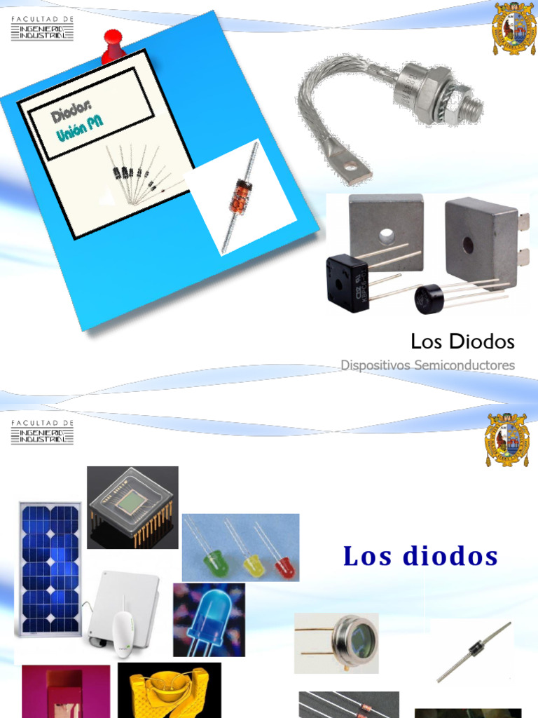 Funcionamiento y Tipos de Diodos | PDF | Semiconductores | Diodo