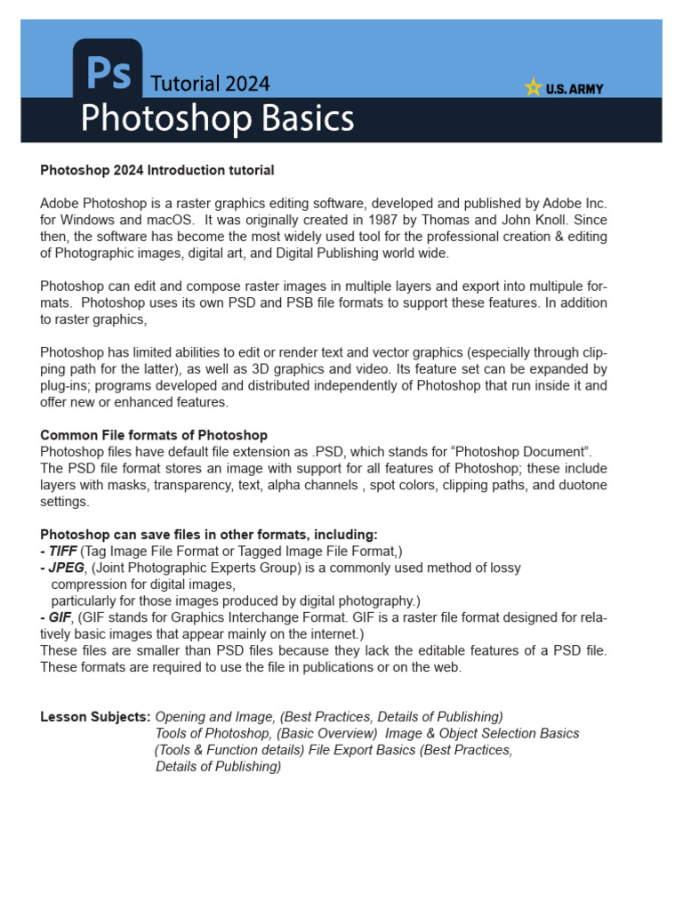 Photoshop 2024: Object Selection Guide | PDF | Adobe Photoshop | Computing