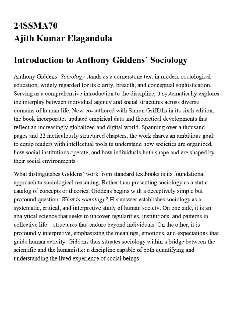 SociologyReview1 (1) | PDF | Sociology | Family