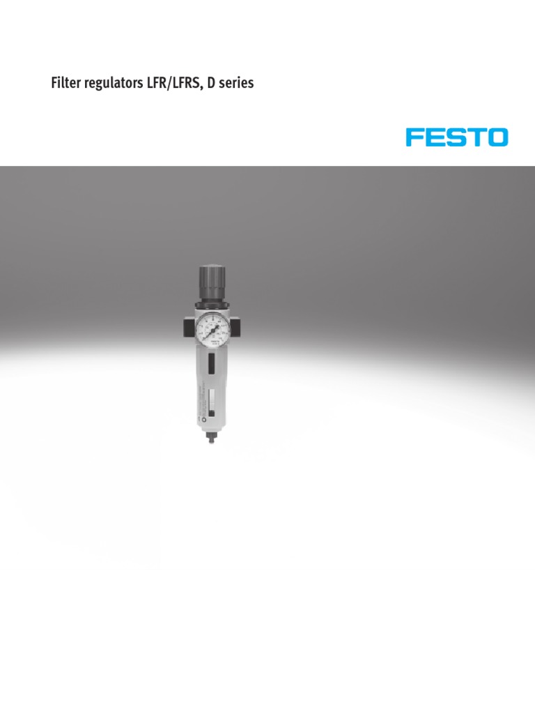 FESTO Air Unit: Filter, Regulators, Lubricator | PDF | Filtration ...