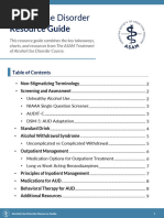 Glasgow Modified Alcohol Withdrawal Scale (GMAWS) | PDF