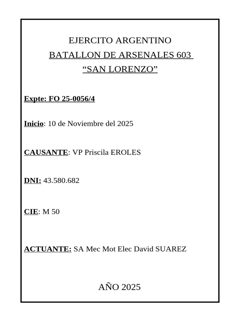 Caratula Modelo | PDF