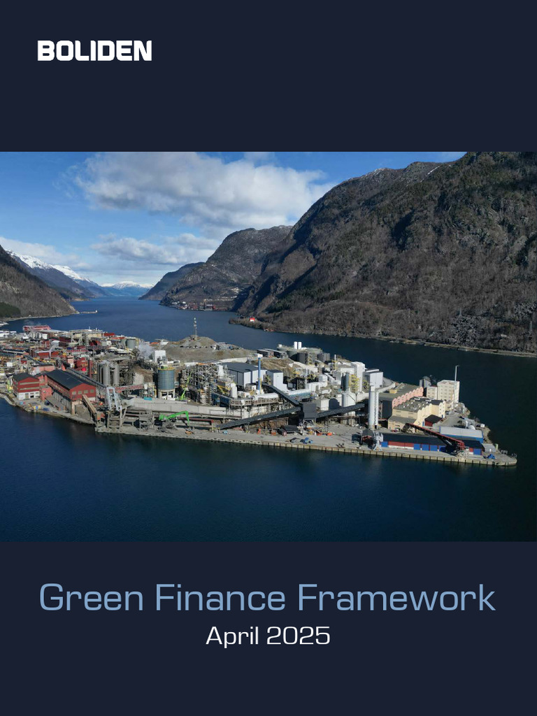 Green Finance Framwork April 2025 | PDF | Low Carbon Economy | Smelting