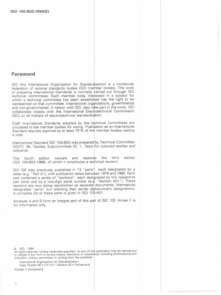 Norma Iso 105-b02 #Pares | PDF