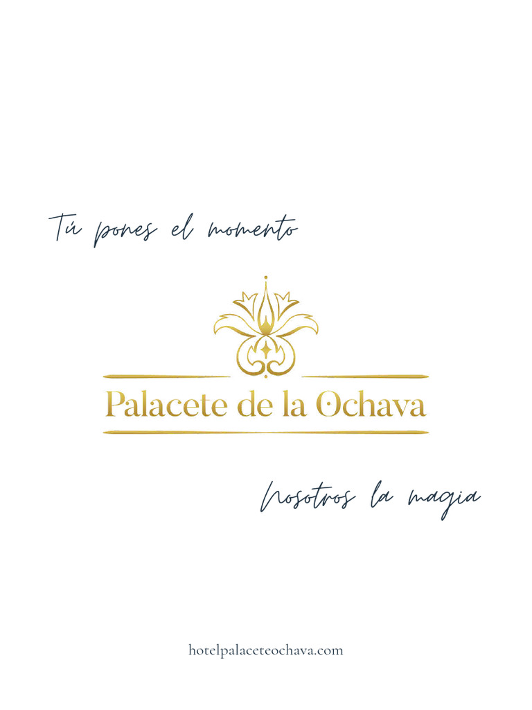Menú de Bodas en Hotel Palacete Ochava | PDF | Postres | Alimentos