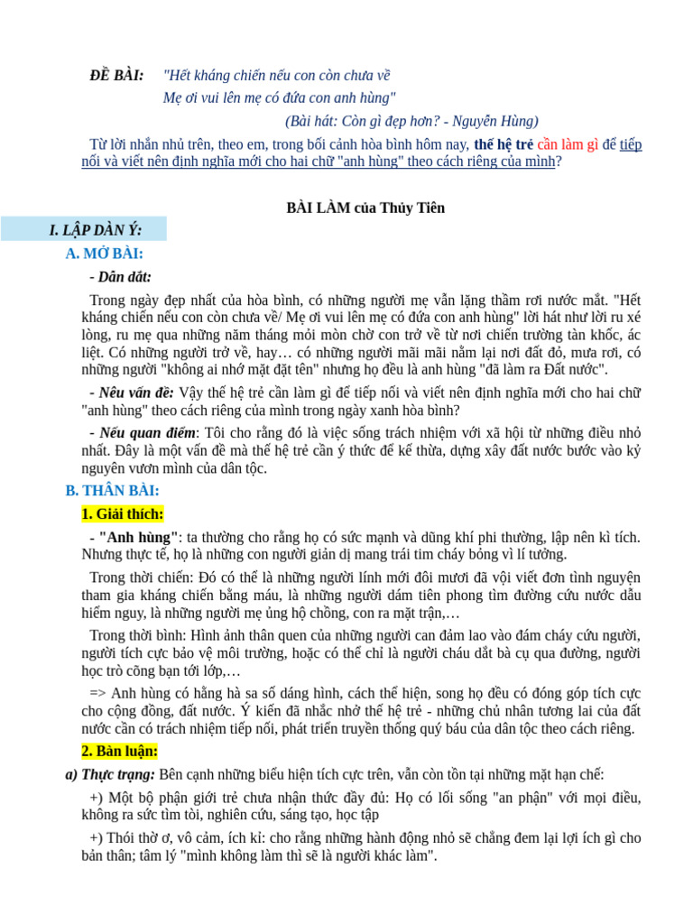 Bài Tiên - đề Còn gì đẹp hơn | PDF