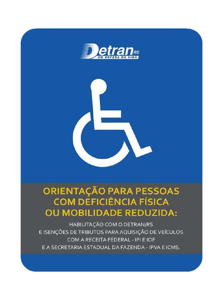 20170824111054manual Pcd Habilitacao e Isencoes Tributos | PDF