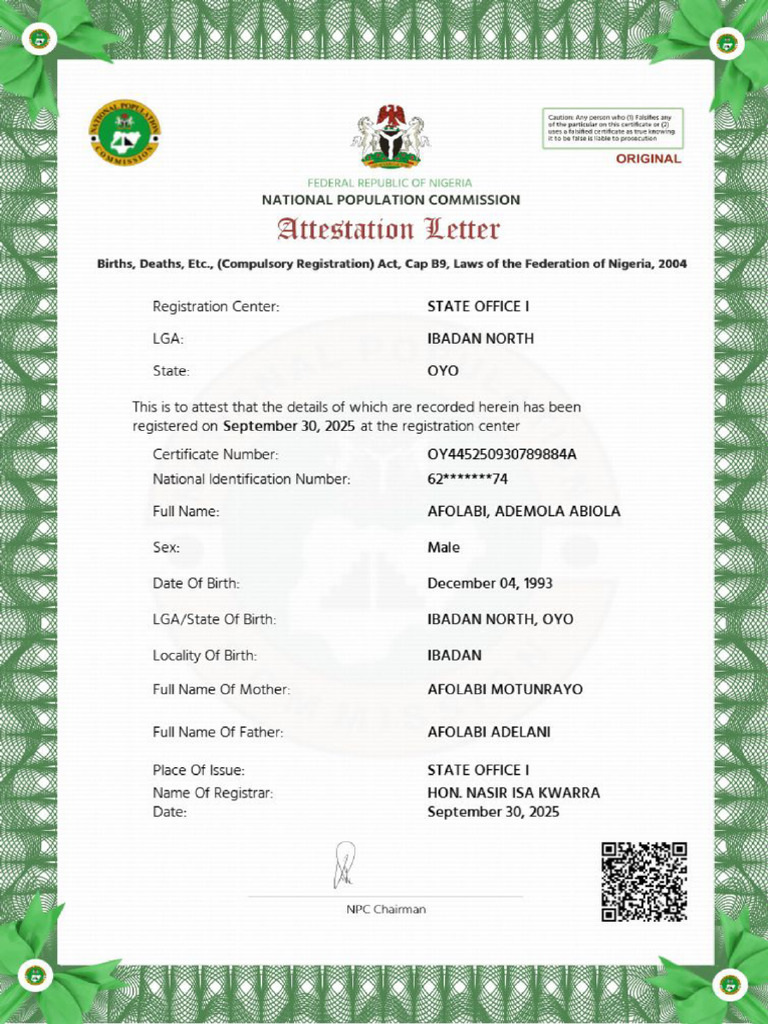 Birthday Certificate | PDF