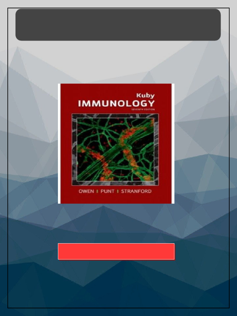 Test Bank for Kuby Immunology, 7th Edition: Judy Owen available full ...