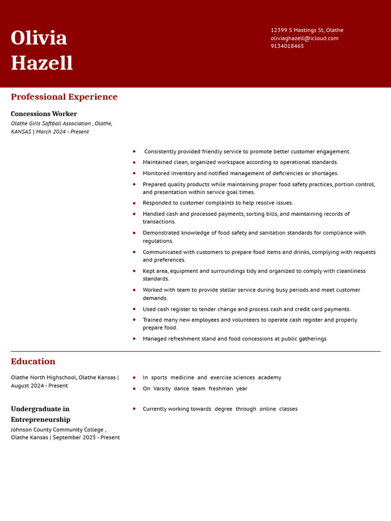 Resume example 1 | PDF | Business