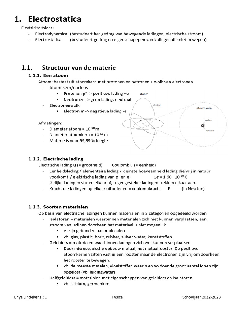 Electrostatica - EL | PDF