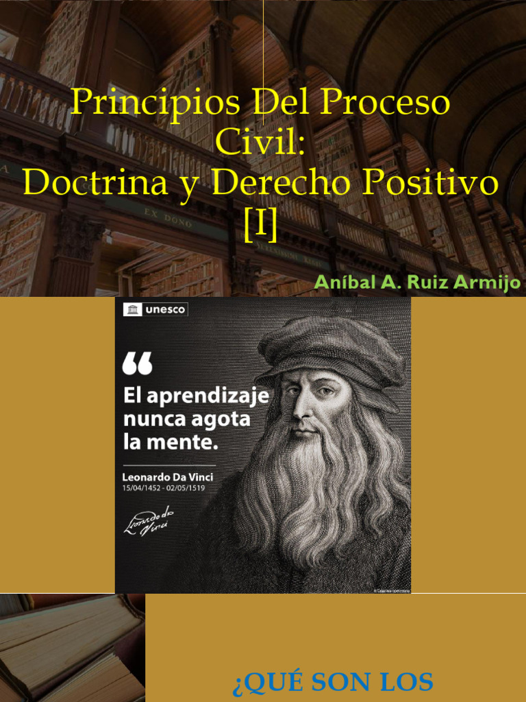 Mod 1 - 03 Principios Del Proceso Civil [1] - Ruiz Armijo | PDF | Jurisdicción | Sentencia (ley)