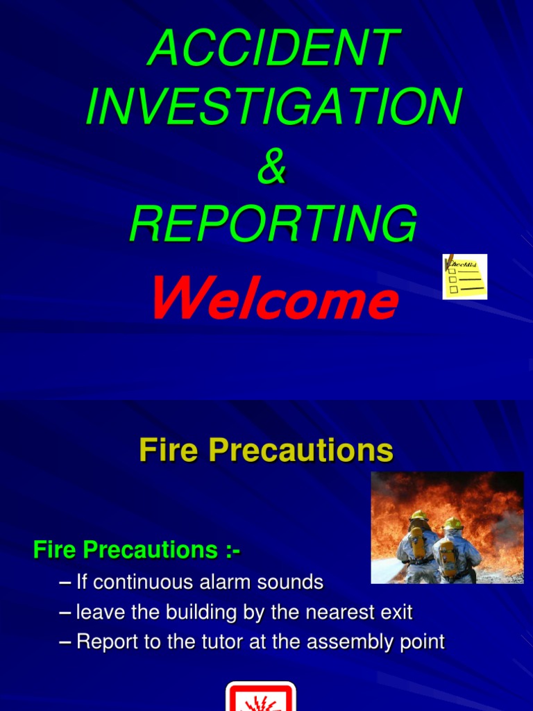 Accident Investigation Presentation | PDF | Occupational Safety And ...