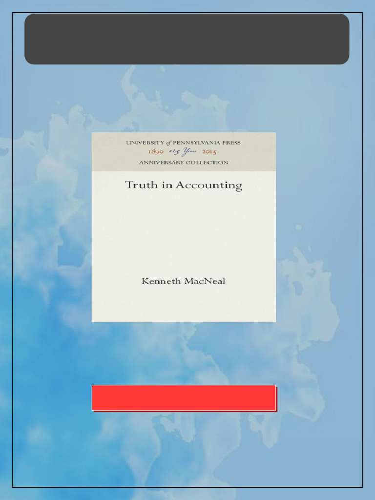 Truth in Accounting Kenneth Macneal full digital chapters | PDF | Volcano