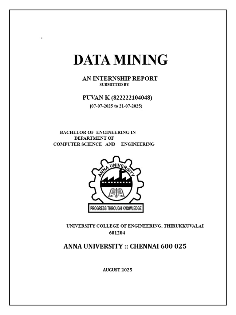 Puvan Dm rr | PDF | Cluster Analysis | Machine Learning