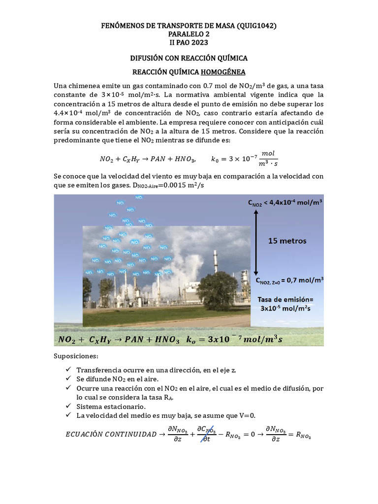 RQ homogénea | PDF | Física | Ingeniería de Procesos