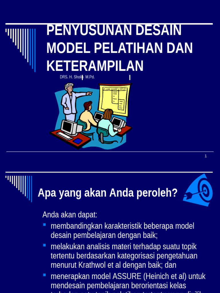 Desain Model Pelatihan Efektif | PDF