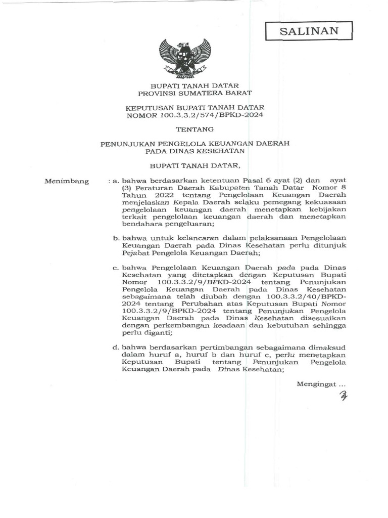 SK PPK Singgalang 2025 - Compressed | PDF