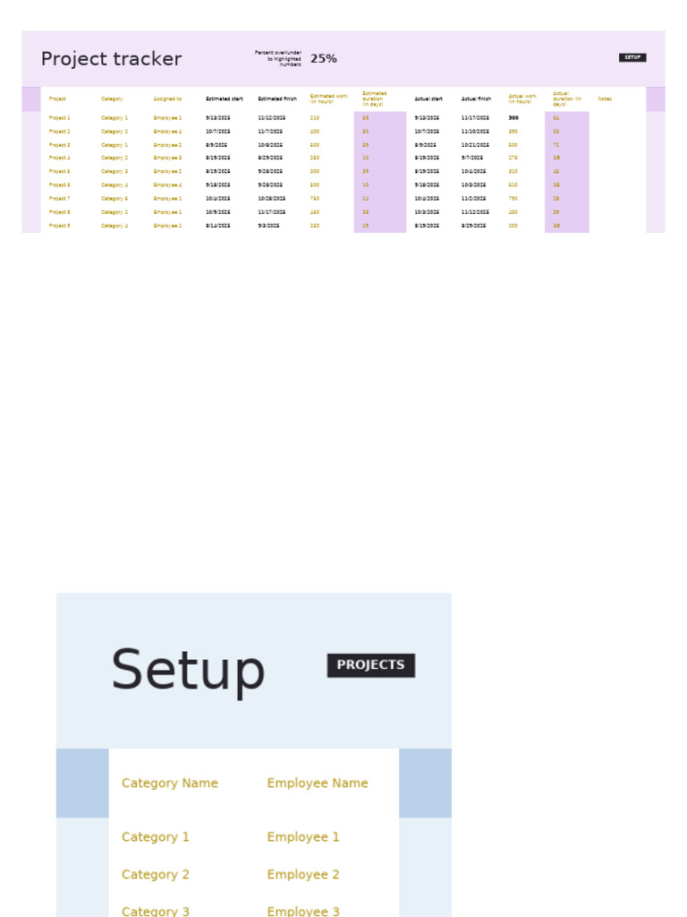 Project or Task Tracker | PDF