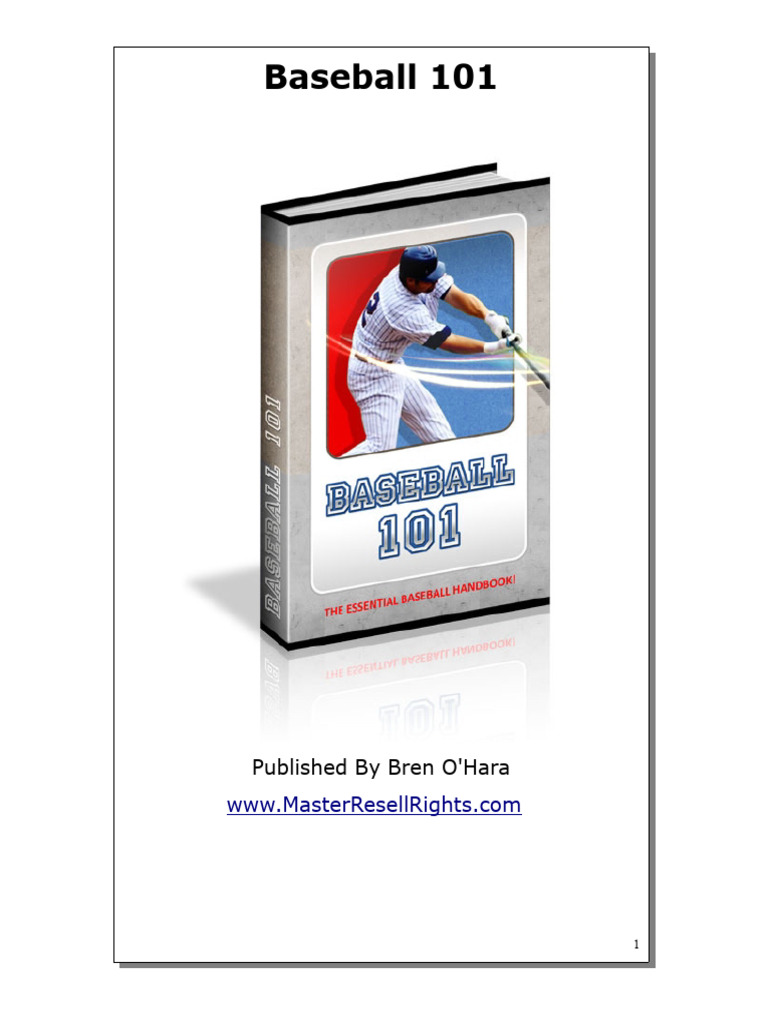 6919d0f5229be Baseball 101 The Essential Baseball Handbook | PDF ...