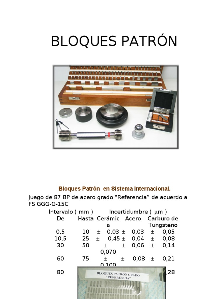 BLOQUES PATRÓN